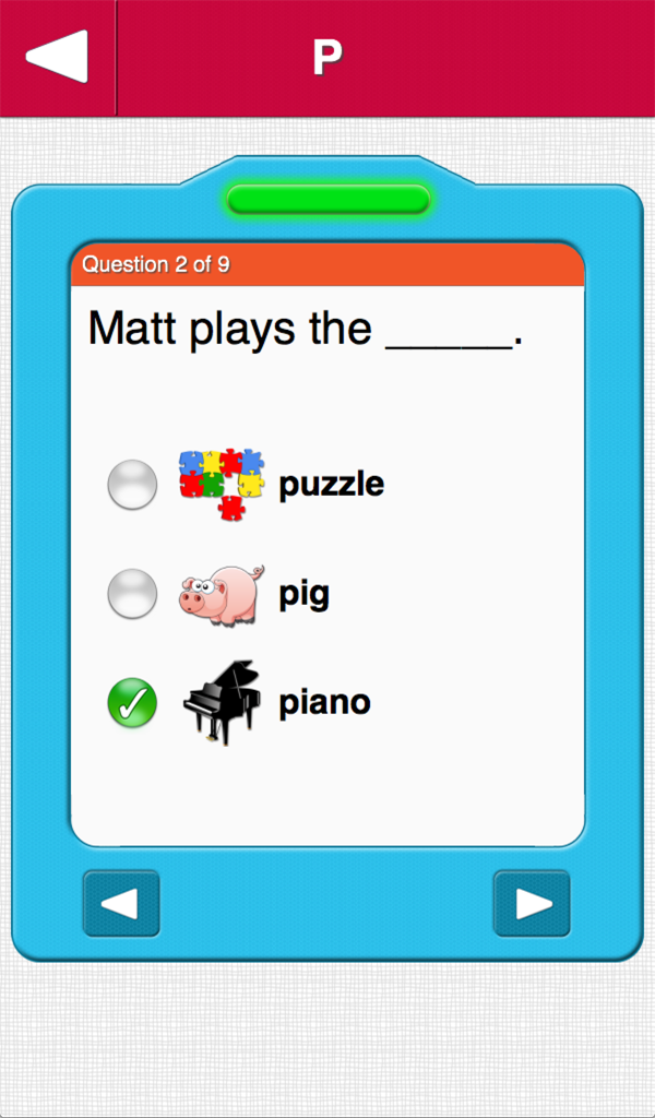 Phonics Sentence Completion - Kindergarten - App on Amazon Appstore