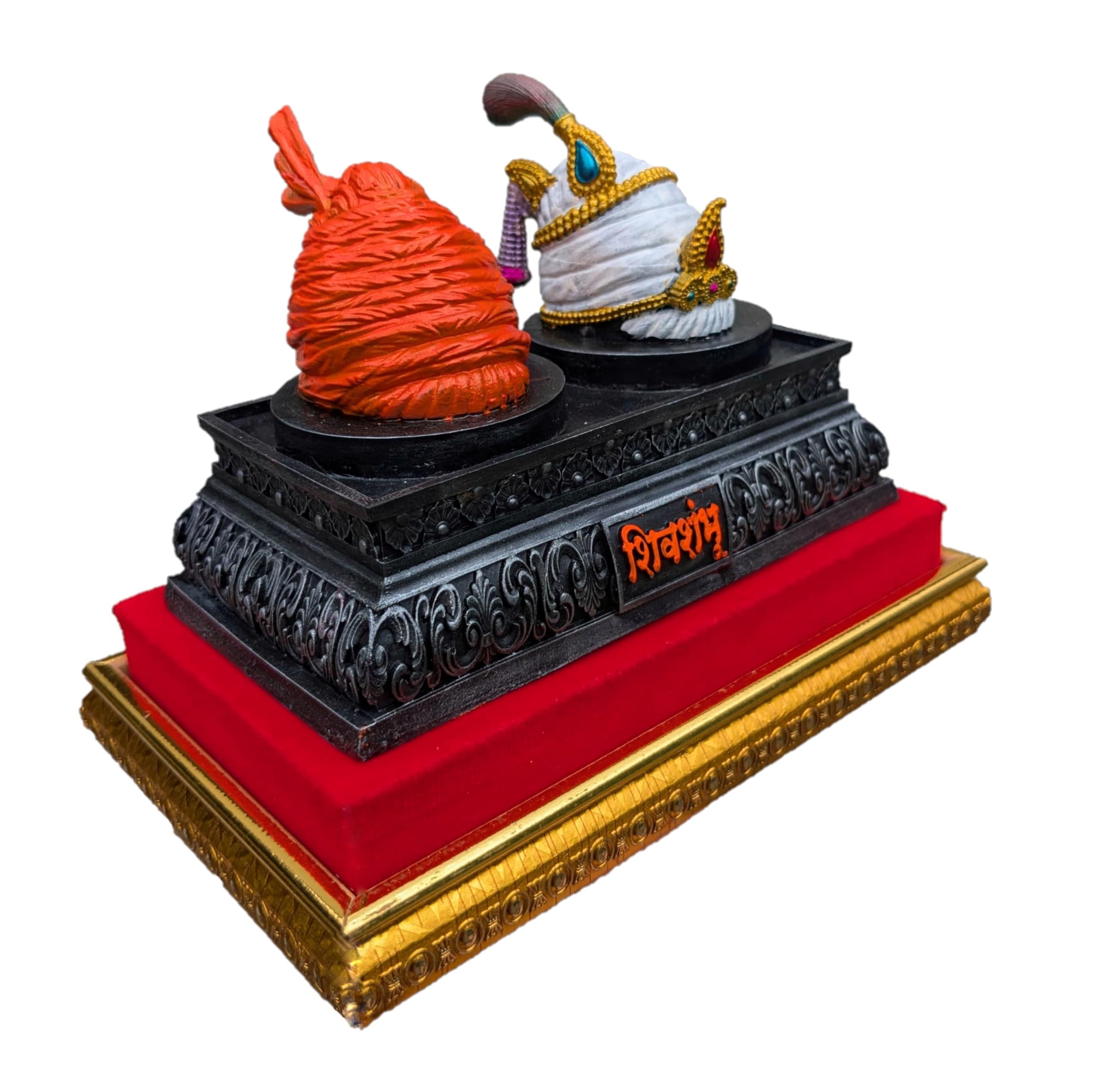 Buy VRUSHAM CREATIONS Shiv Shambhu Jiretop Cap Chatrapati Shivaji ...