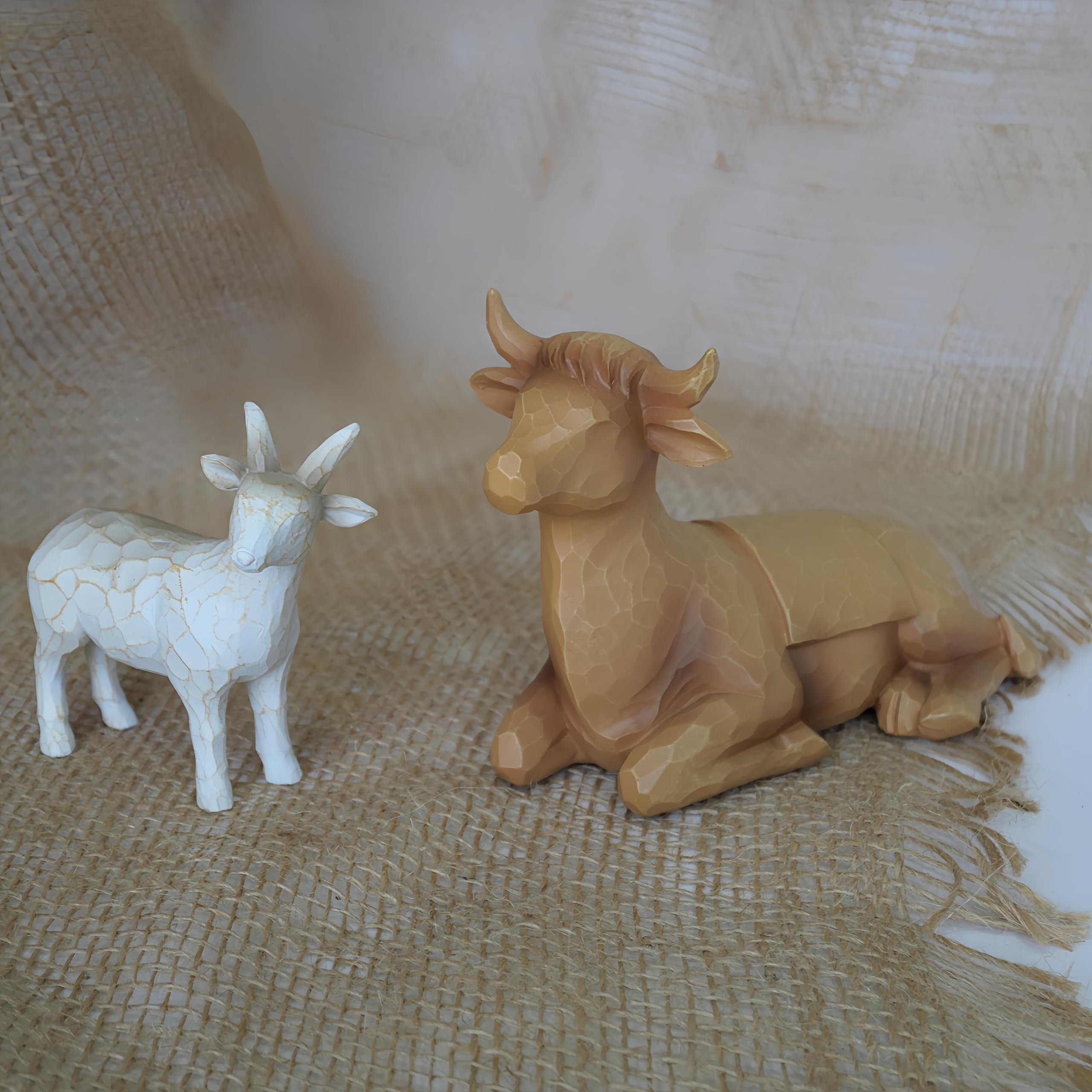 Amazon.com: LIANGMIDA 7PCS Nativity Animal Set Figurines,Nativity Scene ...