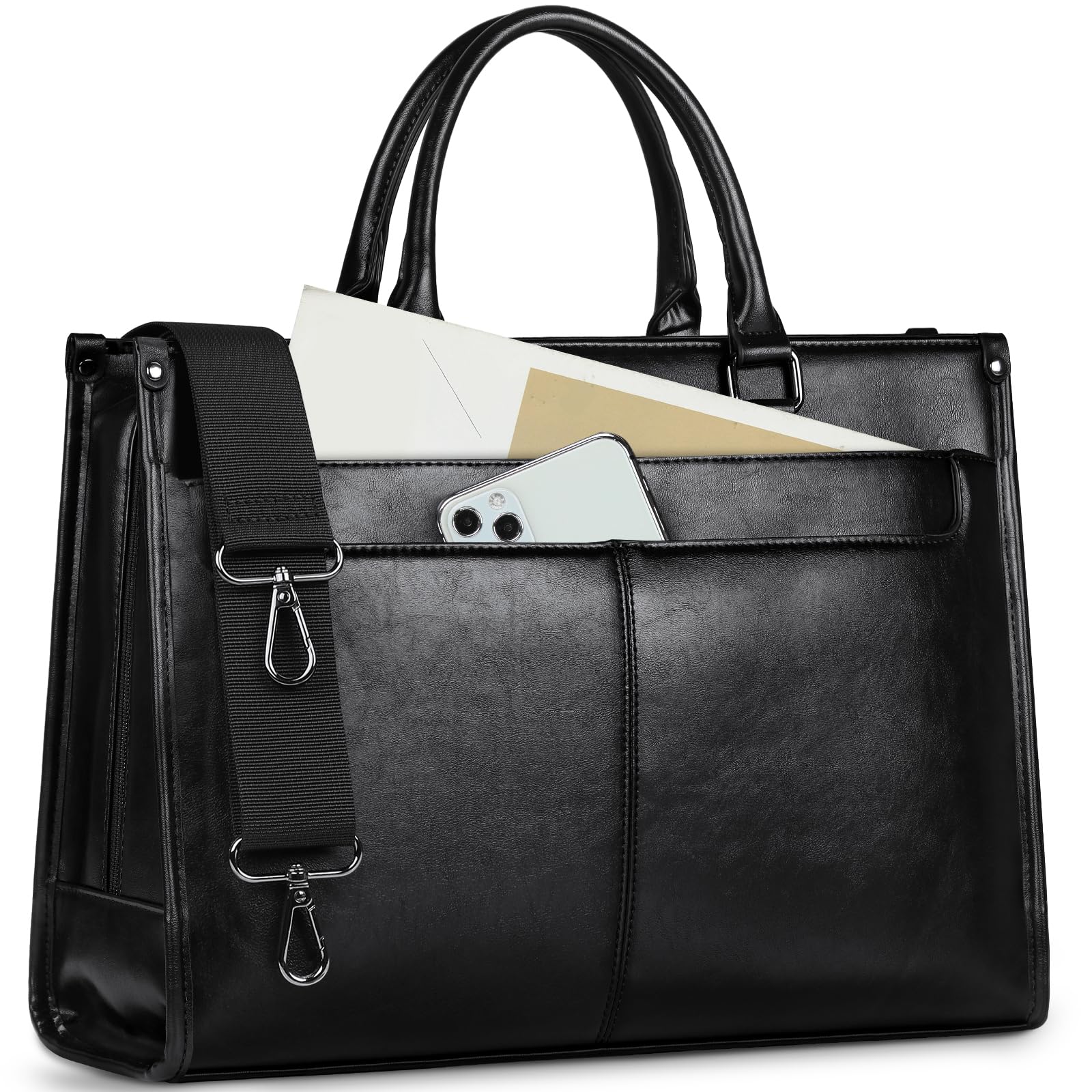 Amazon.co.jp: [KTMOUW] ビジネスバッグ メンズ A4対応 就活バッグ 大容量 リクルートバッグ 自立 PCバッグ 15.6インチ ブリーフケース 2WAY 防撥水 ...