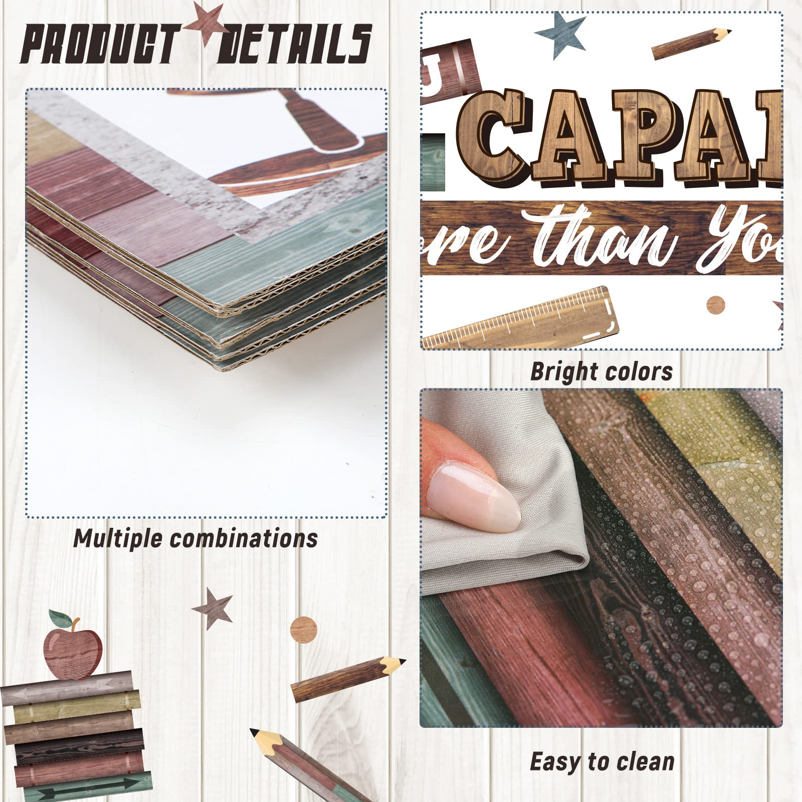 24 Pcs Desk Dividers Privacy Boards for Student Classroom High Strength ...