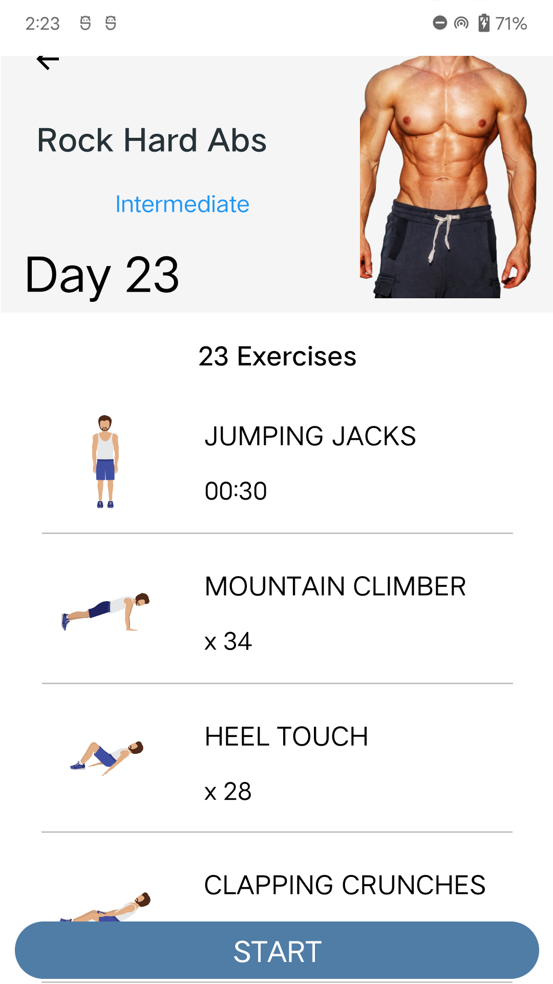 Six Pack Abs in 30 Days - App on Amazon Appstore
