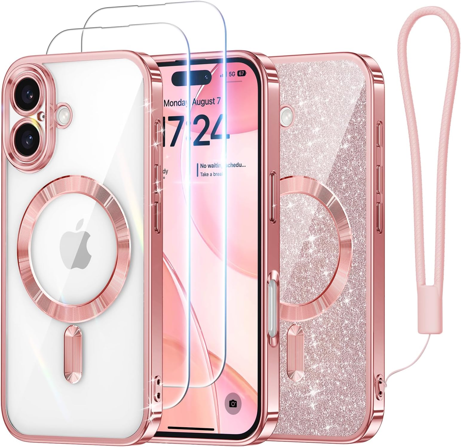 Meifigno Case Designed for iPhone 16 6.1 inch, [Compatible with MagSafe ...