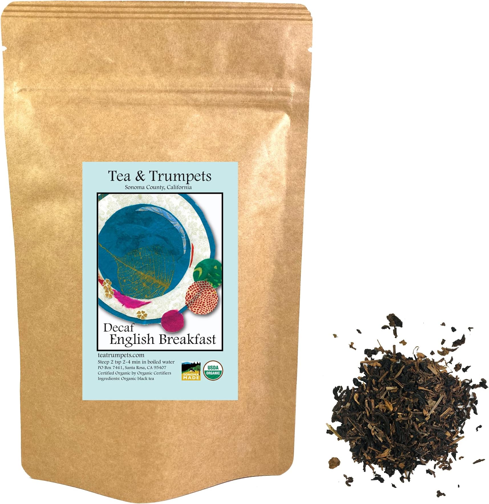 Amazon.com : USDA Organic Decaf Earl Grey Loose Leaf Tea - 4 oz ...