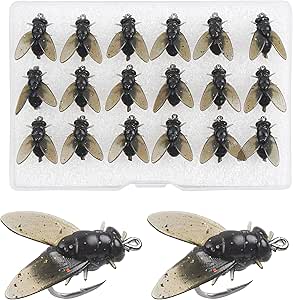 Amazon.co.jp: Flies Tenkara Lure Set, Dry Lure, Complete Fly Set ...