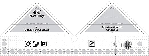 Amazon.com: Creative Grids 90 Degree Double-Strip Quilt Ruler
