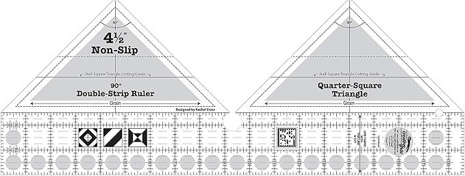 Amazon.com: Creative Grids 90 Degree Double-Strip Quilt Ruler