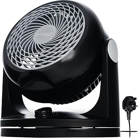 Woozoo ® by Ohyama, Powerful, silent desk fan / table fan, 33W, 23m² ...