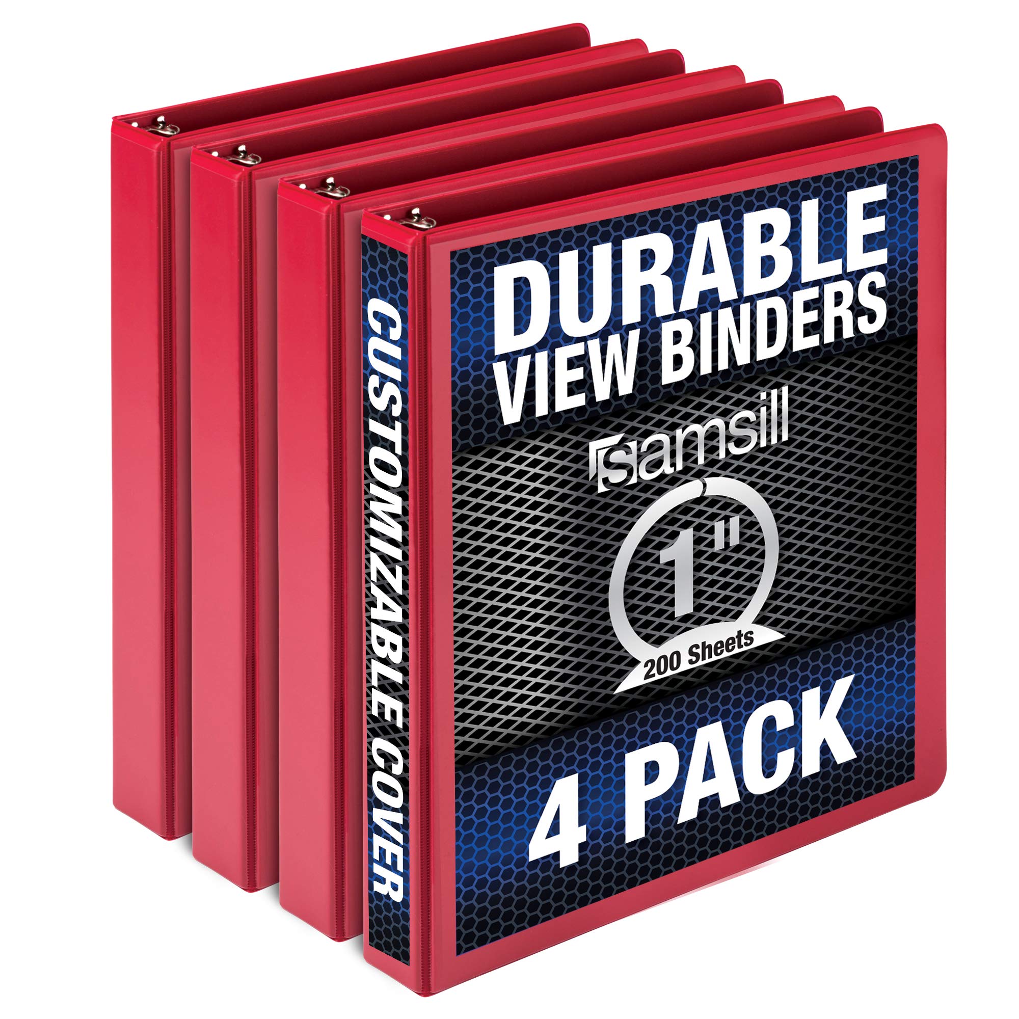 Snapklik.com : Samsill Durable 1 Inch Binder, Made In The USA, Round ...