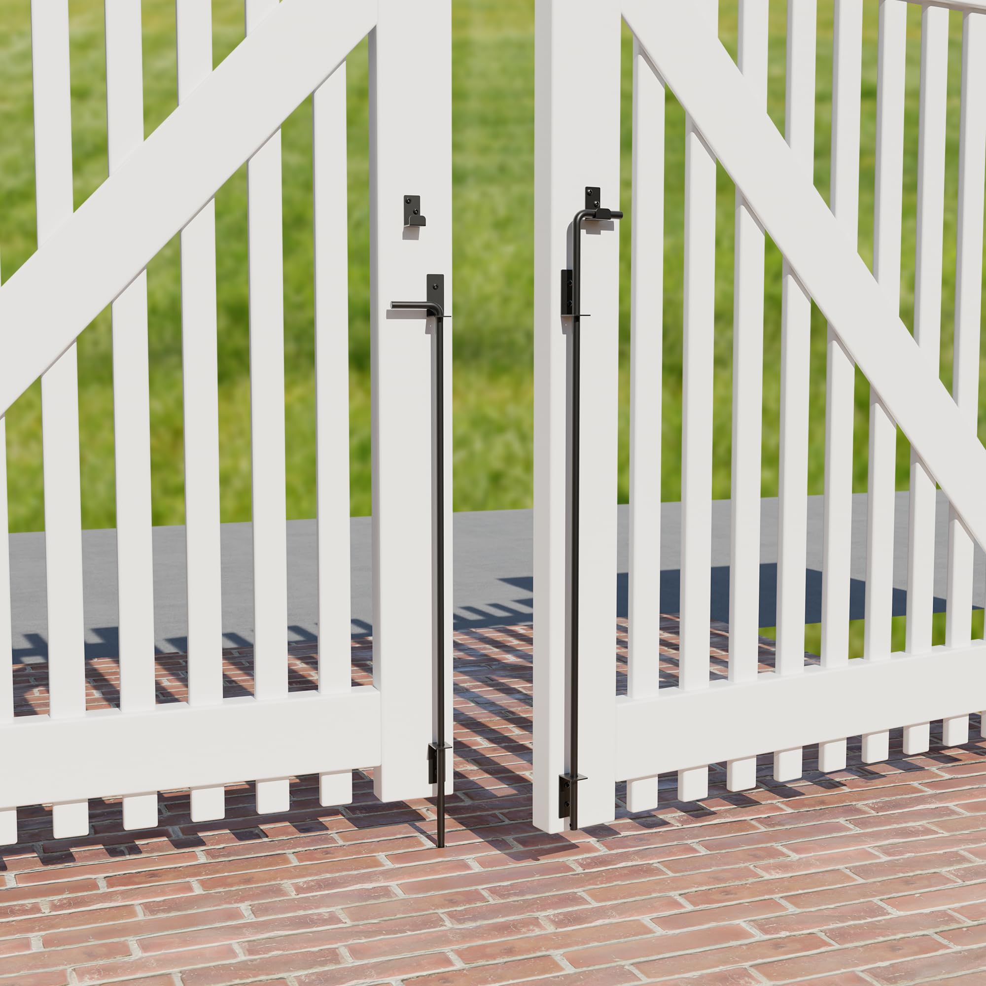 Snapklik.com : DURIGID 36 Inch Gate Cane Bolt Gate Ground Drop Rod