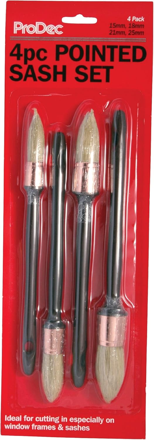 PRODEC Pointed Sash Tool Set (4 Pieces) : Amazon.co.uk: DIY & Tools