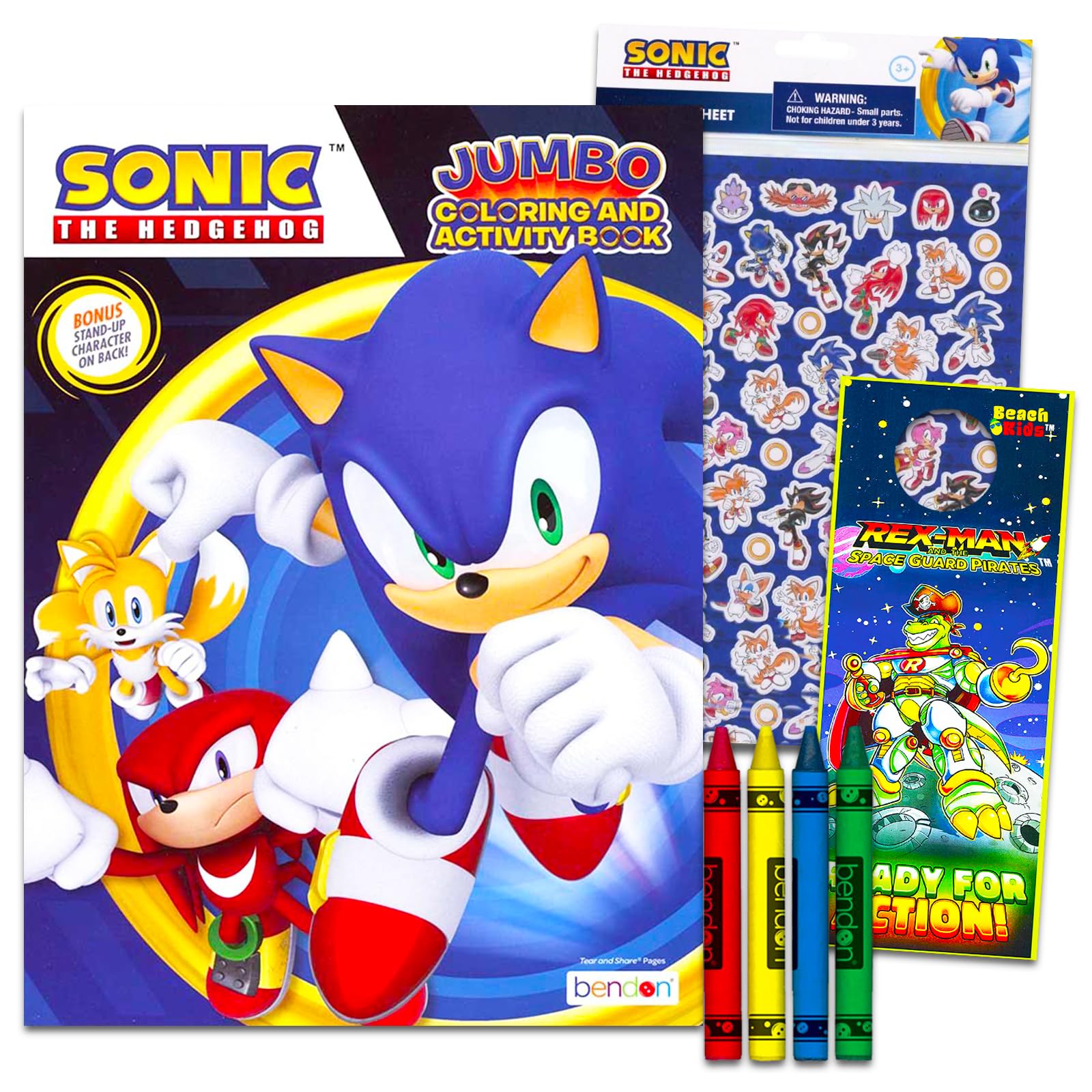 Buy Sonic the Hedgehog Coloring Book for Kids Ages 4-8 - Sonic Coloring ...