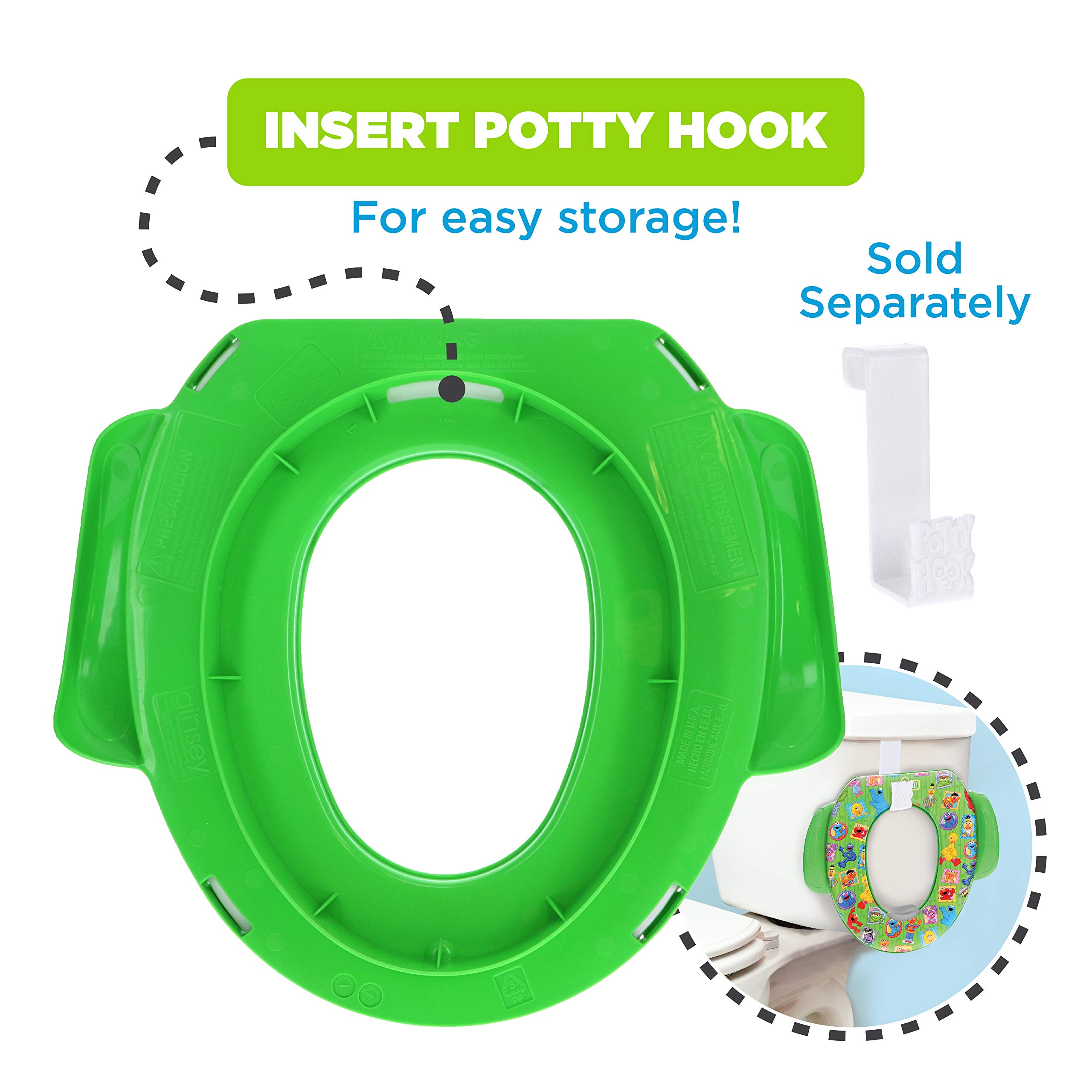Snapklik.com : Sesame Street "Best Friends" Soft Potty Seat And Potty ...