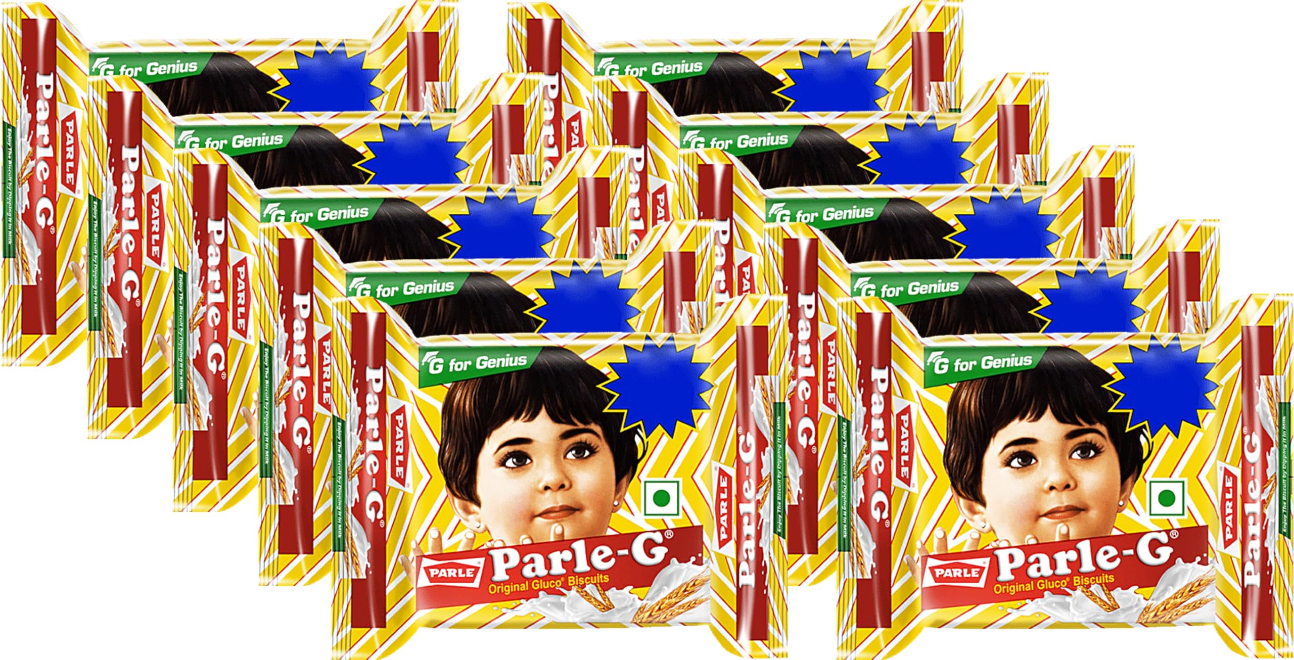 Parle-G Original Gluco Biscuits, 50g (Pack Of 10) - DEV : Amazon.in ...