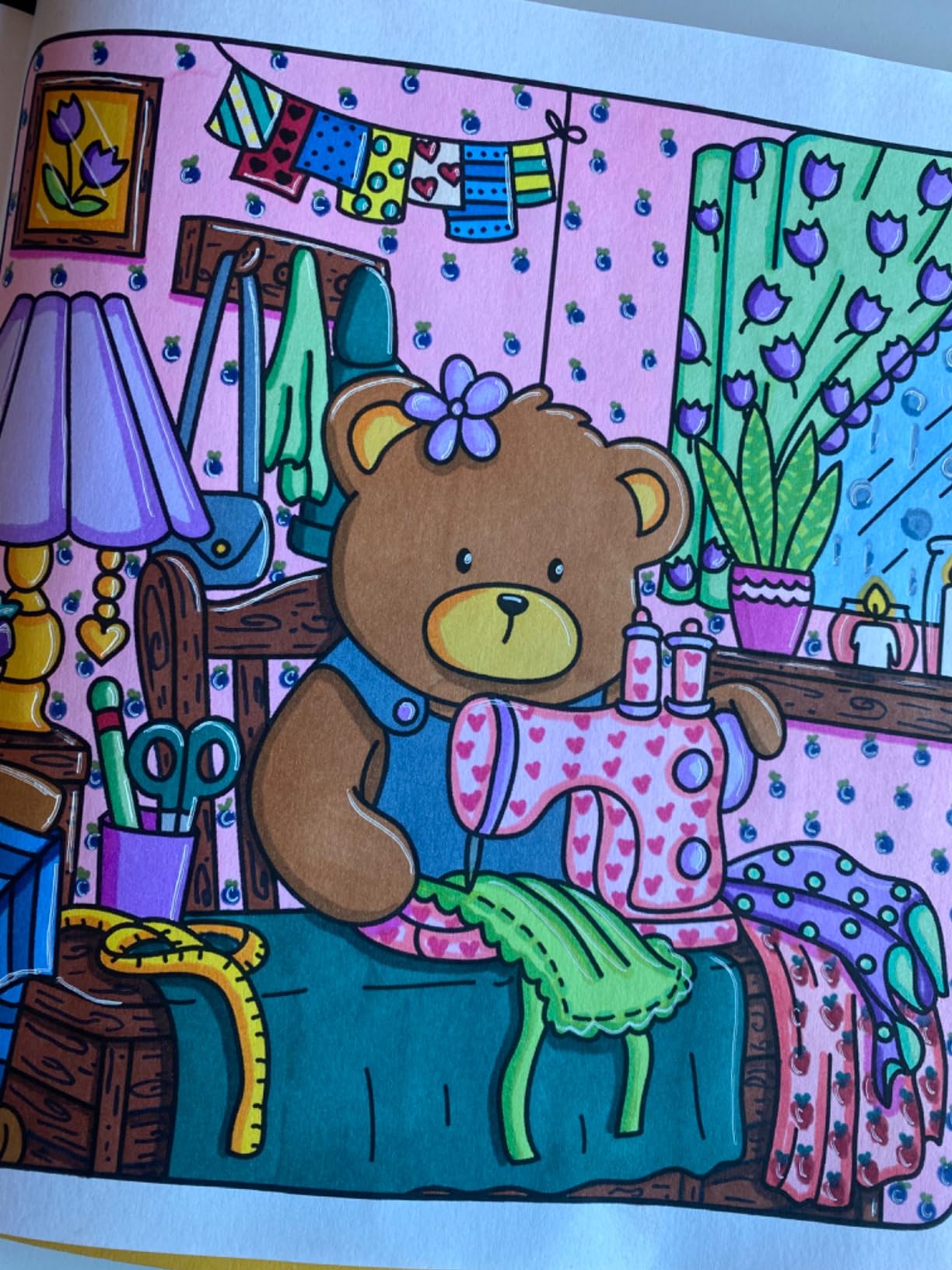 Fuzzy Hygge: Cute and Cozy Coloring Book for Adults & Teens Featuring ...