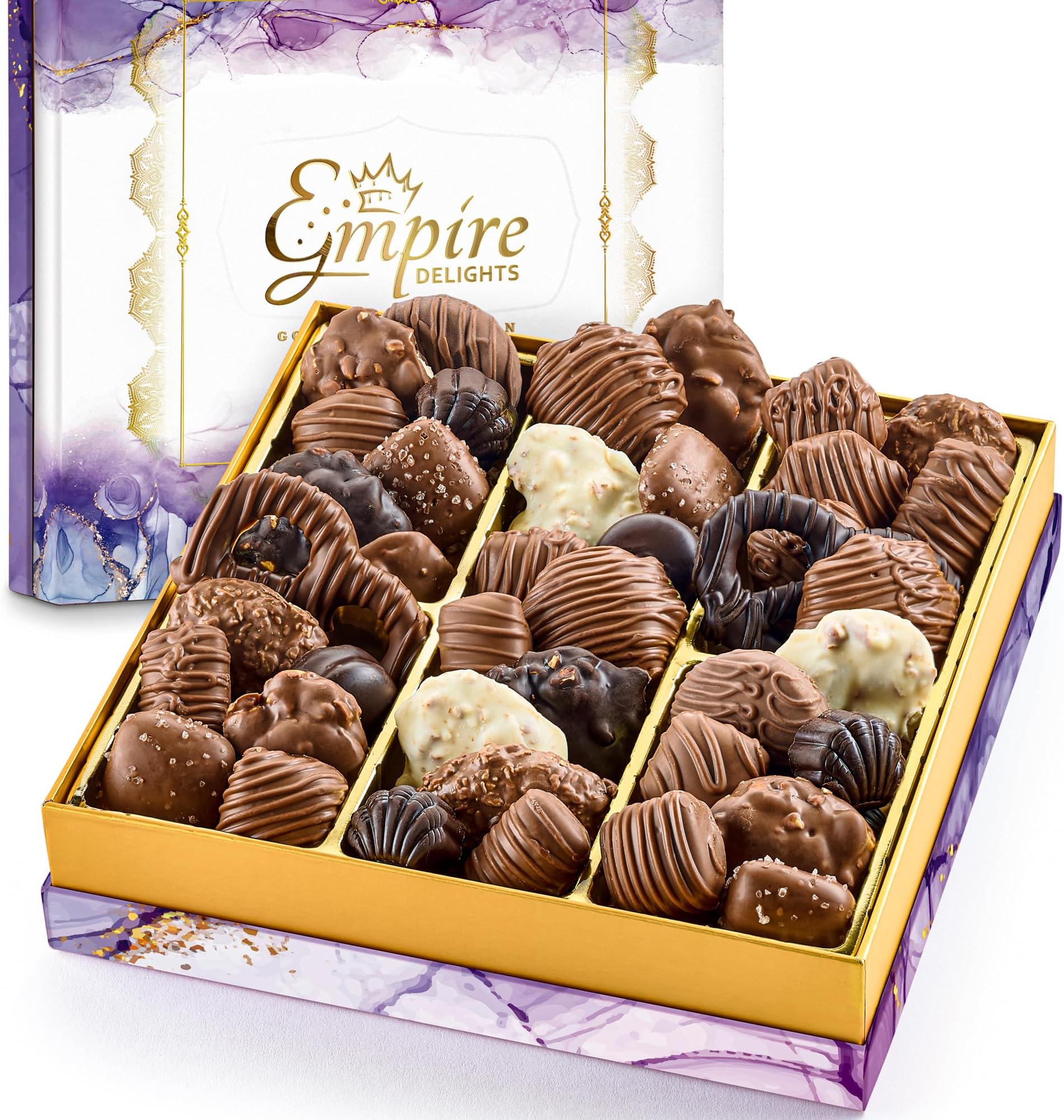 Amazon.com : Chocolate Gift Box with Assorted Gourmet Chocolate ...