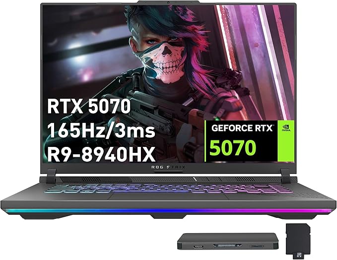 Amazon.com: ASUS ROG Strix G16 16" WUXGA 165Hz Gaming Laptop, GeForce ...