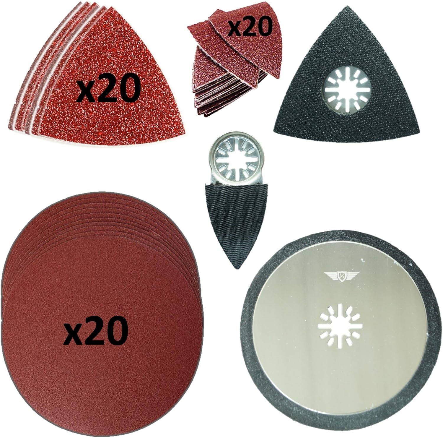 63 x TopsTools UNKA63SKA Sanding Kit Compatible with Bosch Fein (Non ...