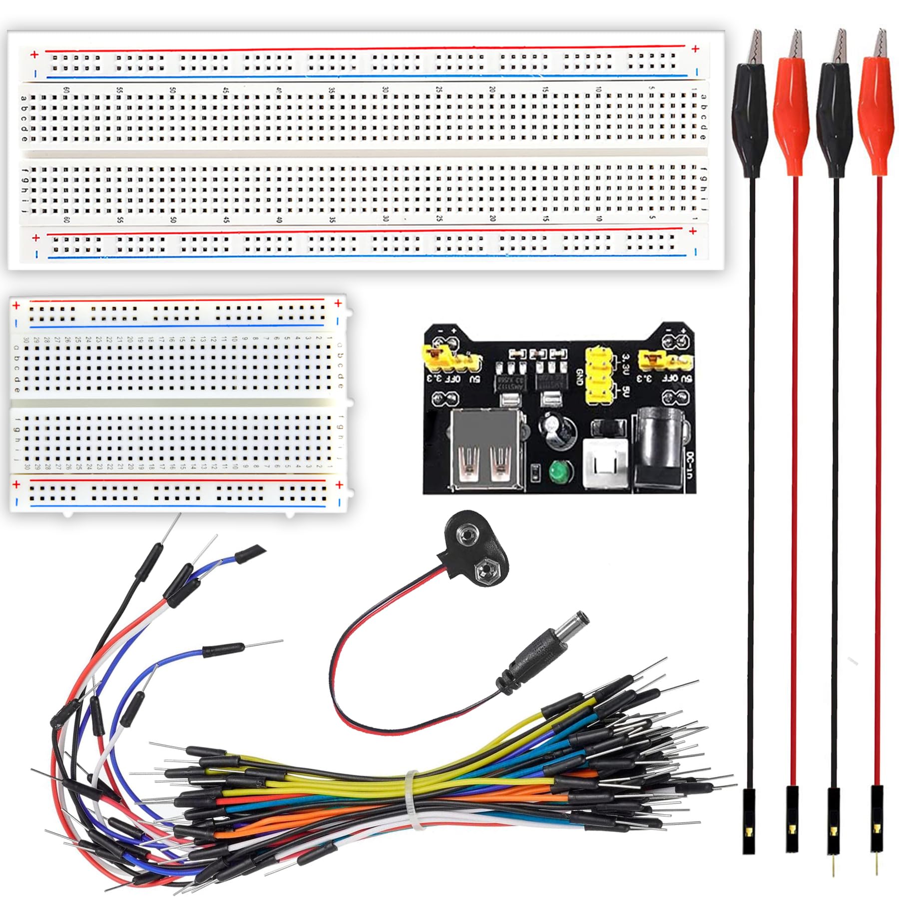 Buy Electronic Component Power Supply Module Assorted Kit for Arduino, Raspberry Pi, UNO ...