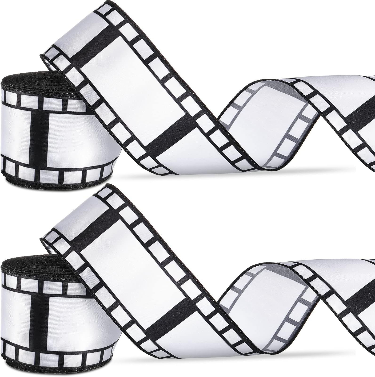 Amazon.com: Homeford Movie Film Strip Themed Ribbon, 1-3/8-inch, 25 ...