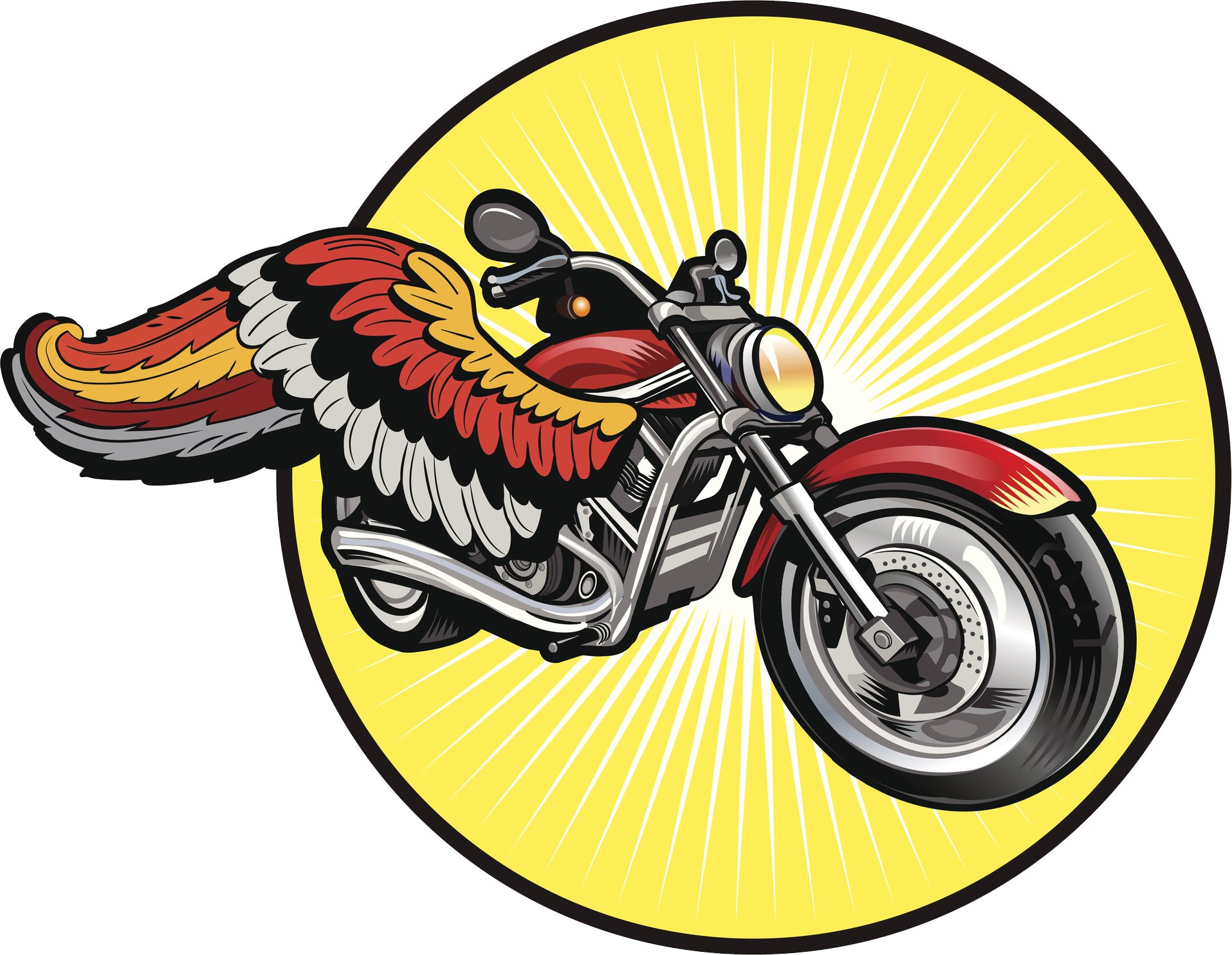 Icon Motorcycle Stickers