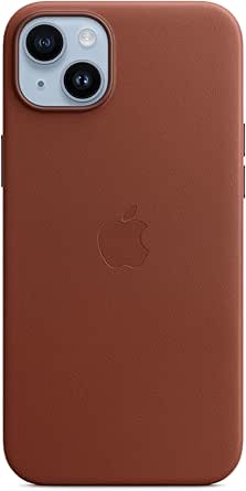 Amazon.com: Apple iPhone 14 Plus Leather Case with MagSafe - Umber : Cell Phones & Accessories