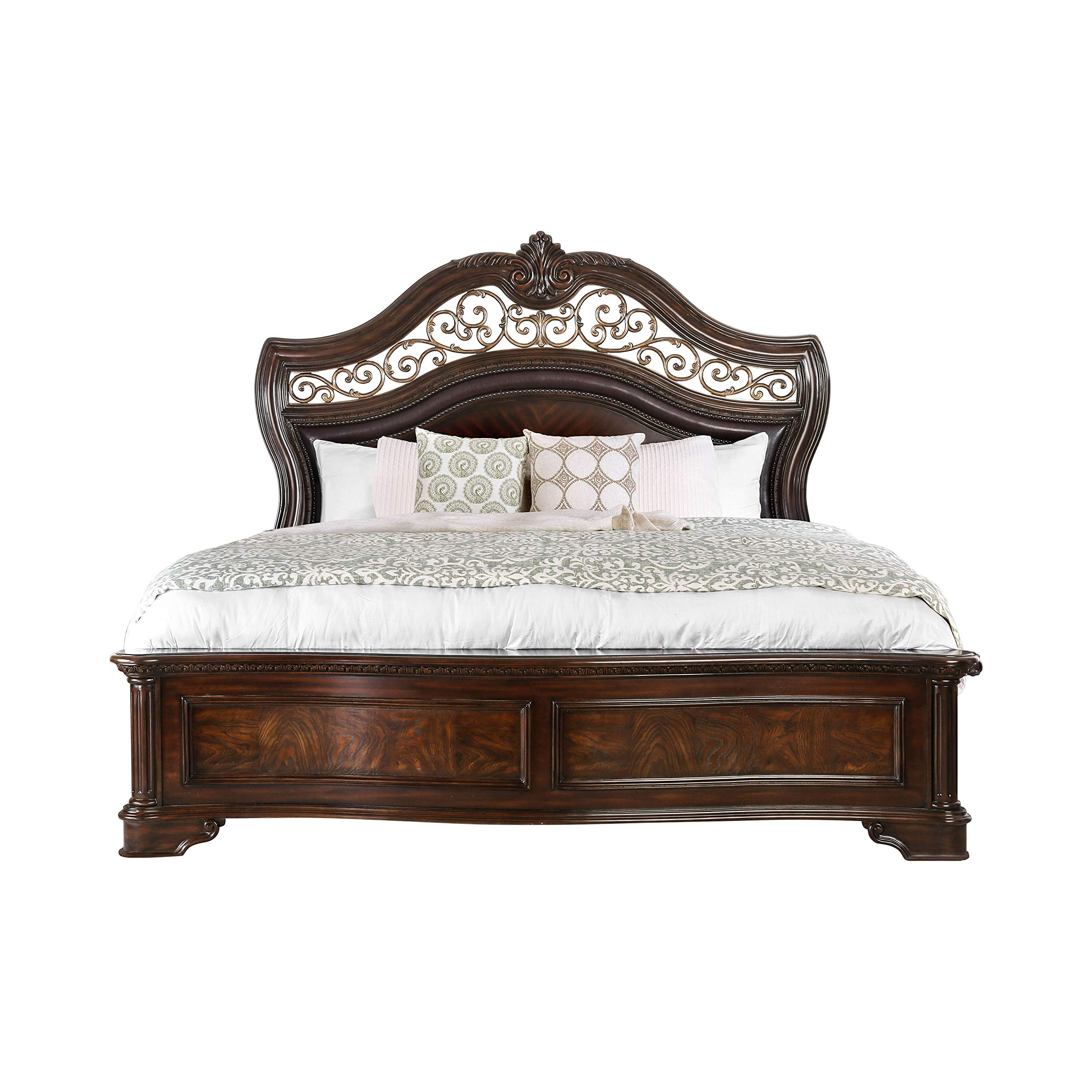 Amazon.com: 24/7 Shop at Home Viktor Traditional Wood, Box Spring ...