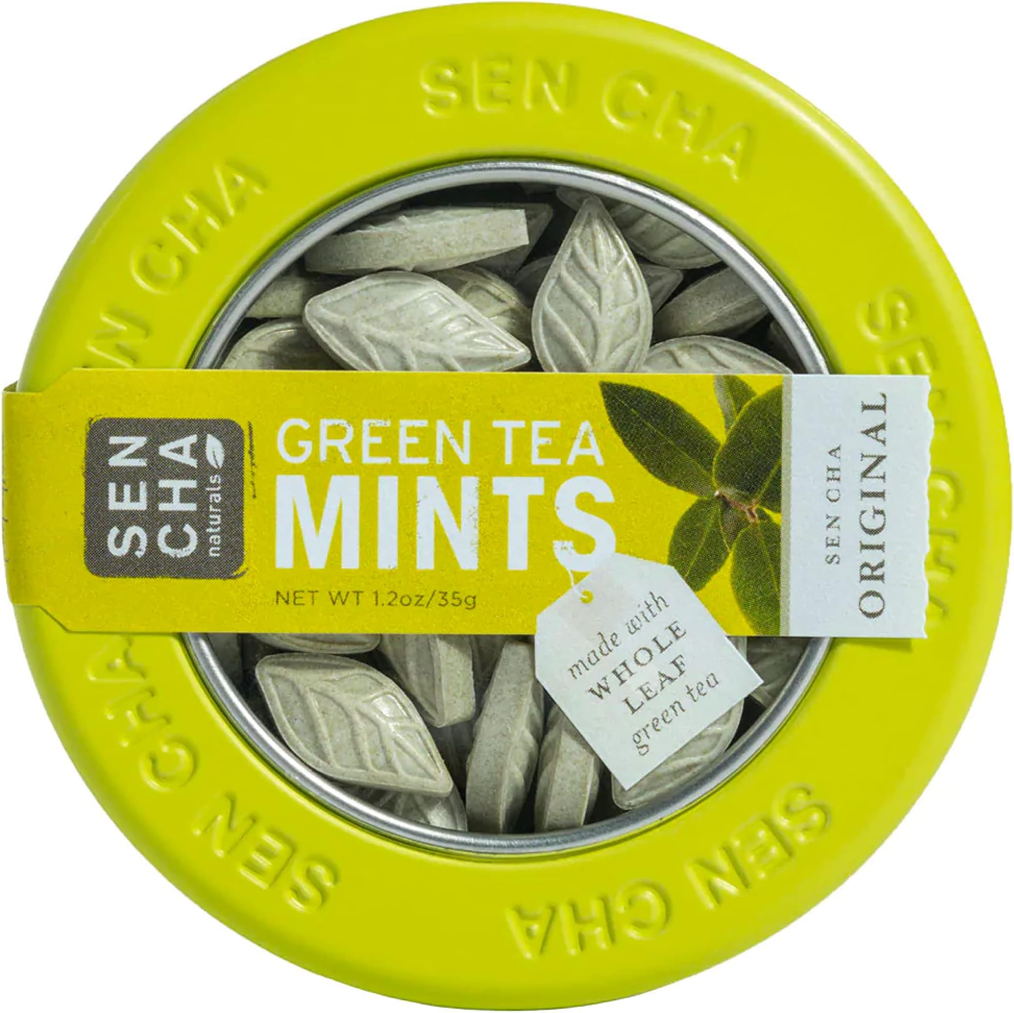 Amazon.com : SEN CHA Naturals Green Tea Mints, Tropical Mango, 1.2 oz ...