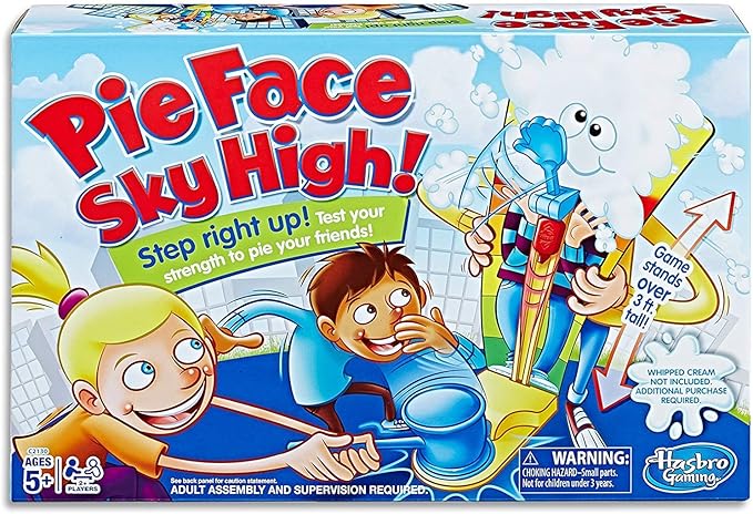 Amazon.com: Hasbro Gaming Pie Face Sky High Game, 60 months to 1188 ...