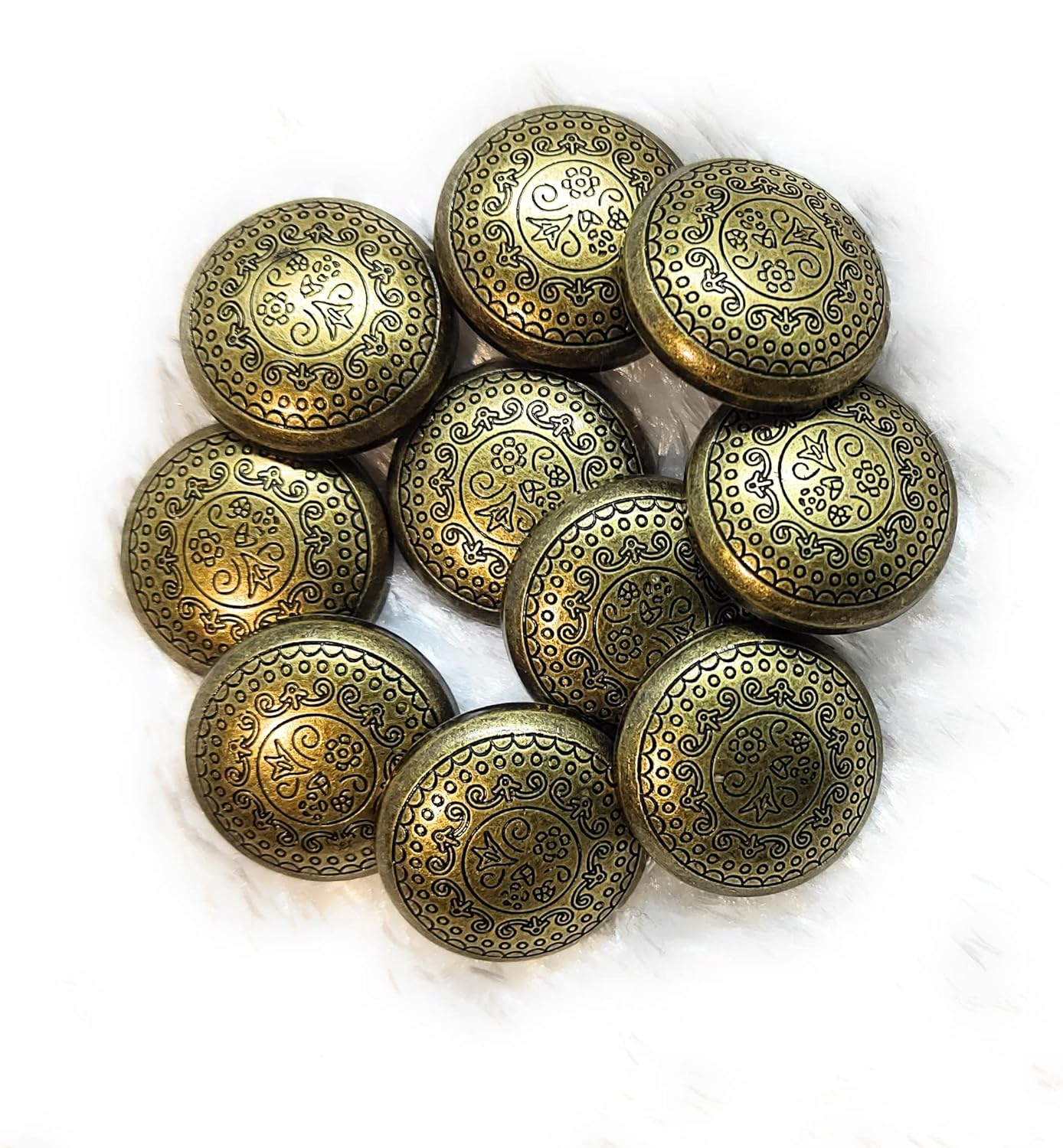 SRB Creations Designer Metal Buttons for Suits I Sherwanis I Coat I ...