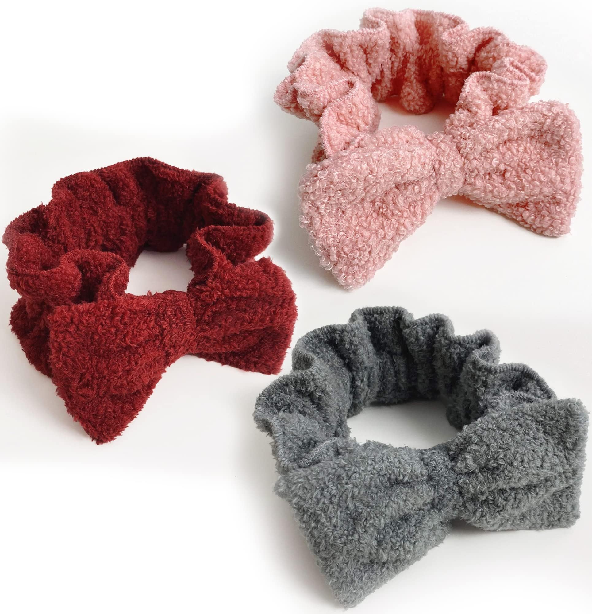 Amazon.com : 52 Pieces Spa Headband for Washing Face Bulk, Soft Coral ...