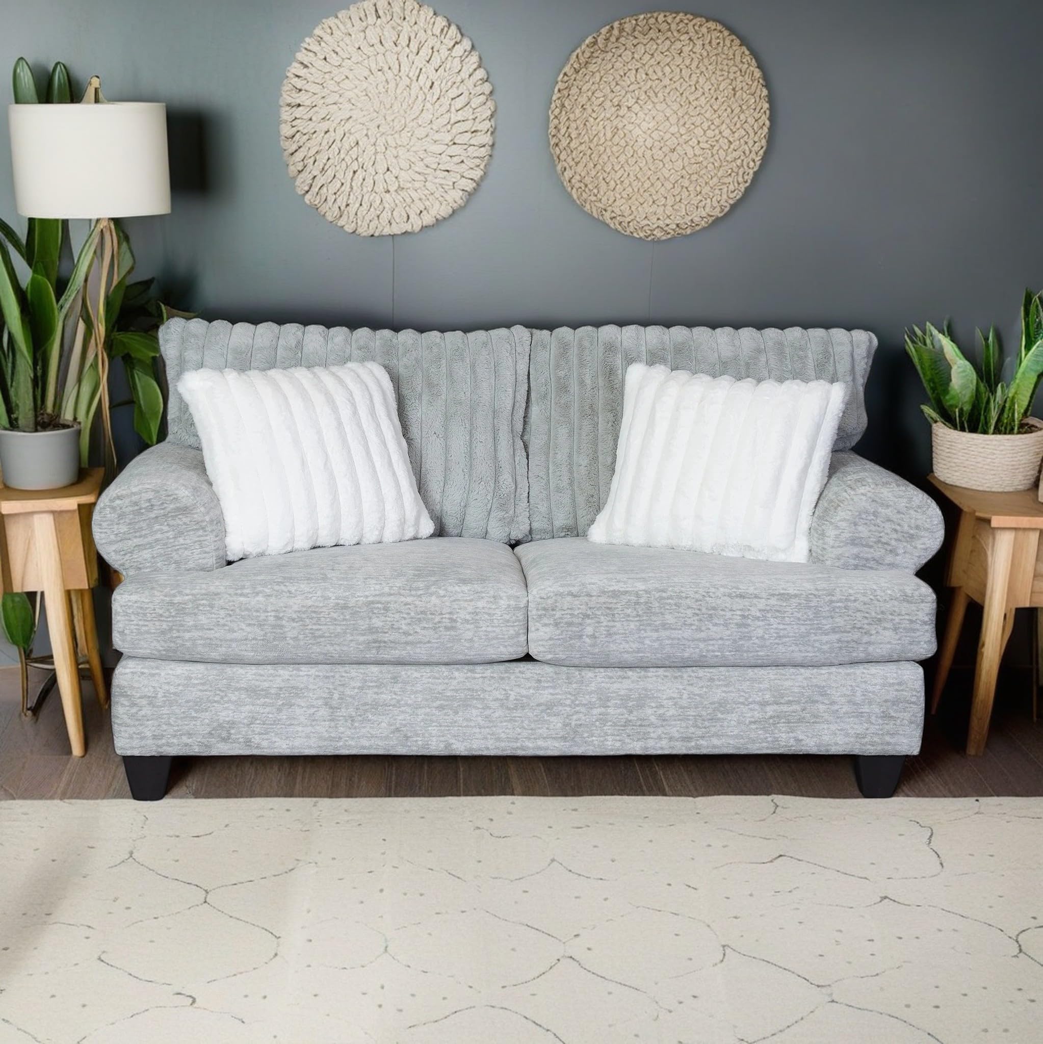 Roundhill Furniture Oasis Transitional Stationary Loveseat, Galactic - Different Color than ...