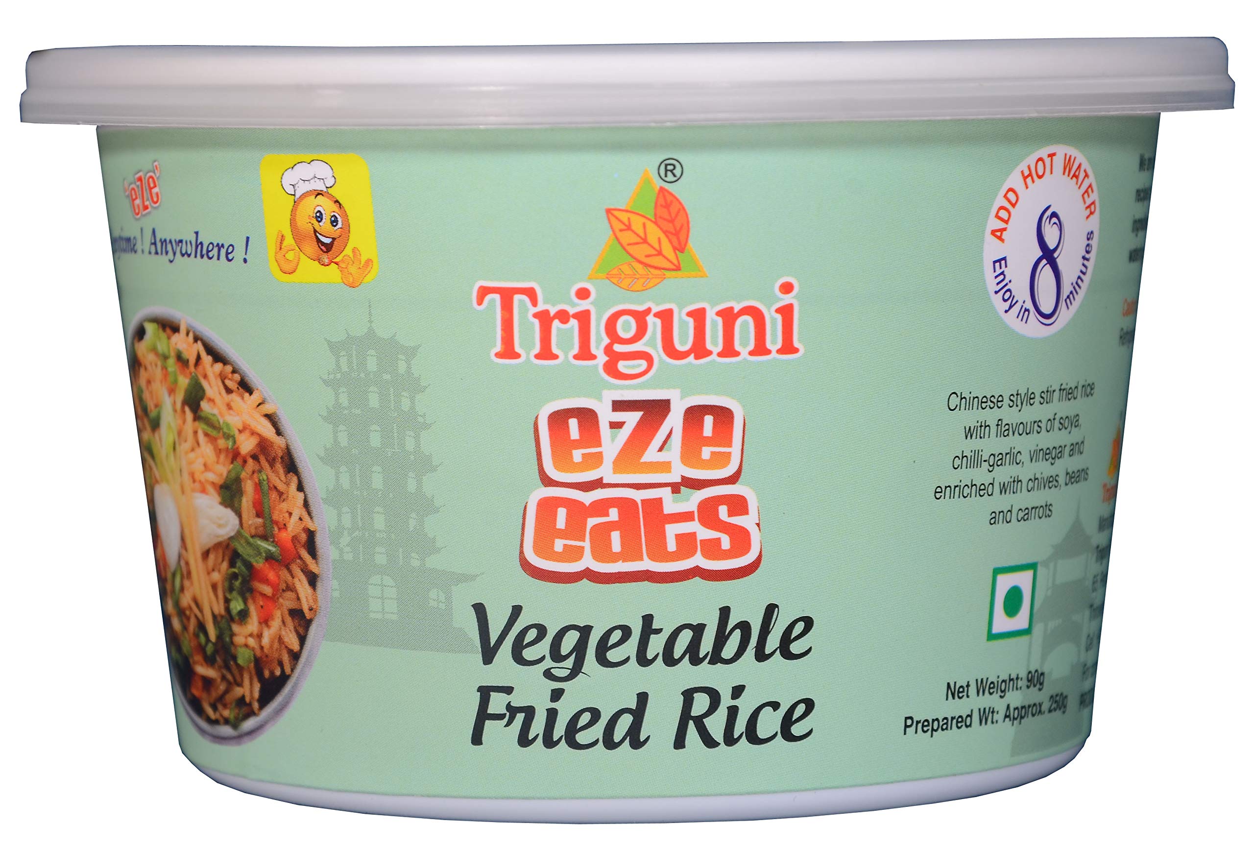 Triguni Eze Eats Veg Fried Rice, 90 grams (pack of 2) : Amazon.in ...