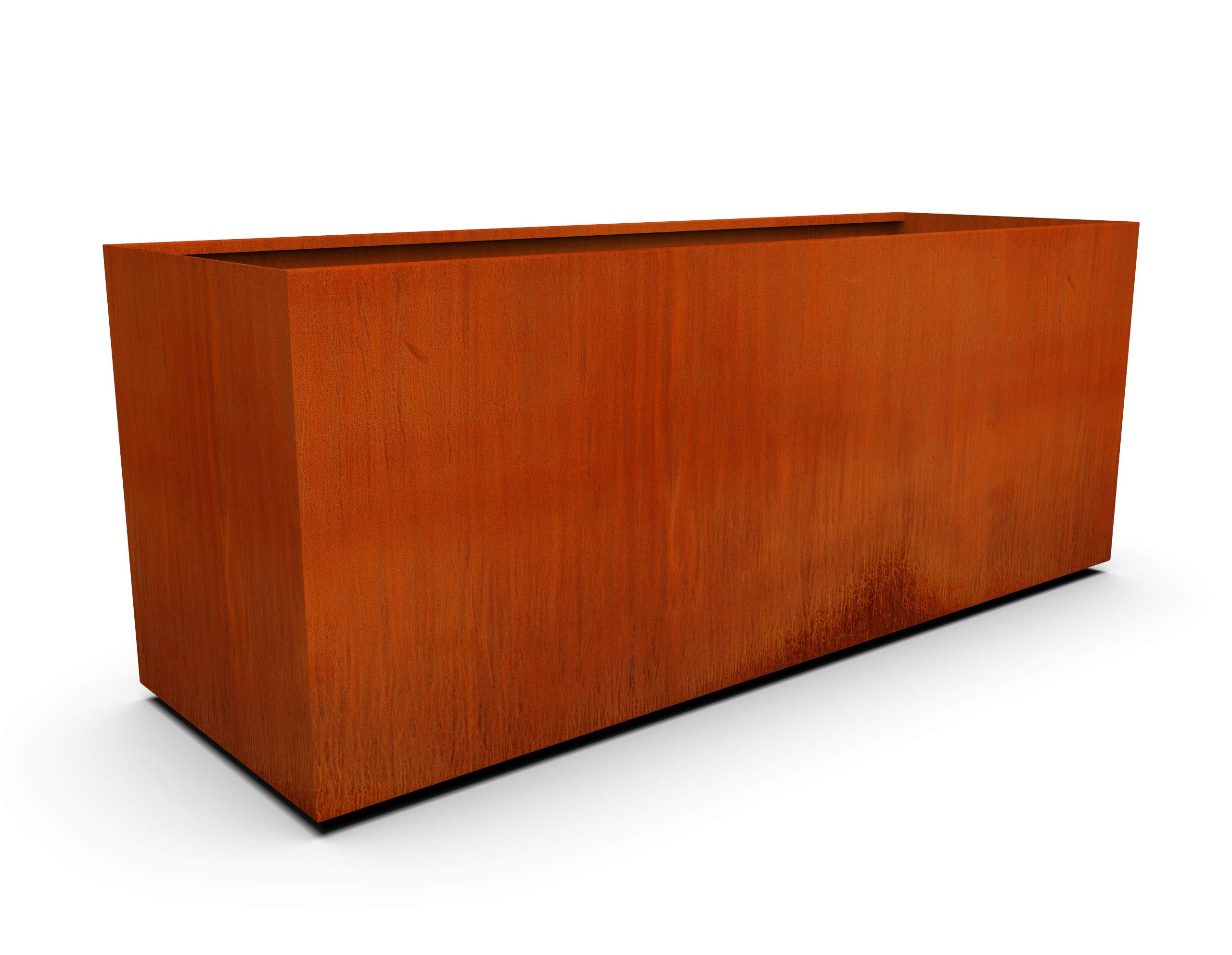 Buy ERCRAFT Corten Steel er, Long Rectangle er Box, 60" Length 20 ...