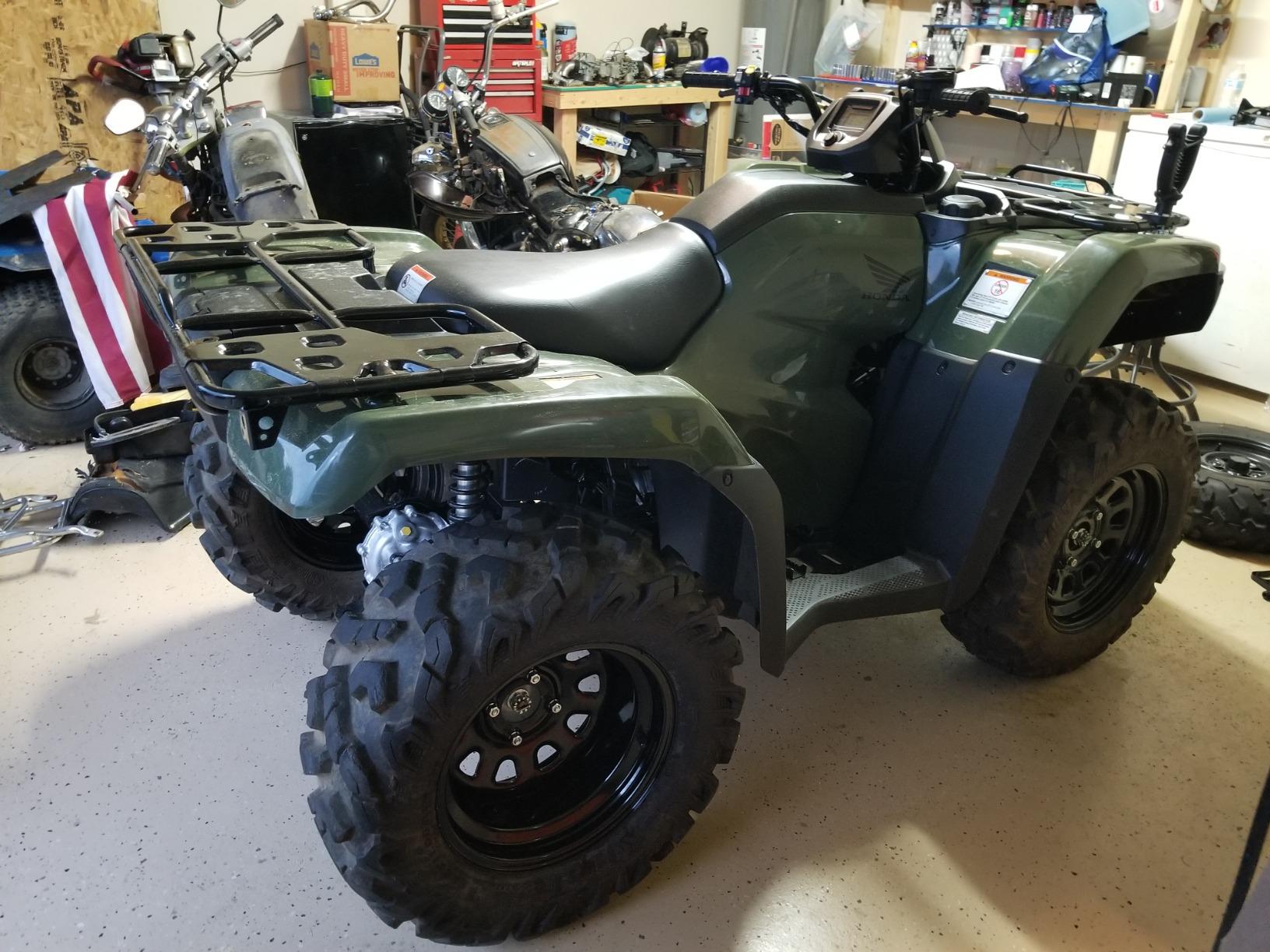 Amazon.com: ITP Delta Steel Wheel (Rear Wheel / 4/110 2+5 14x7) (Black ...