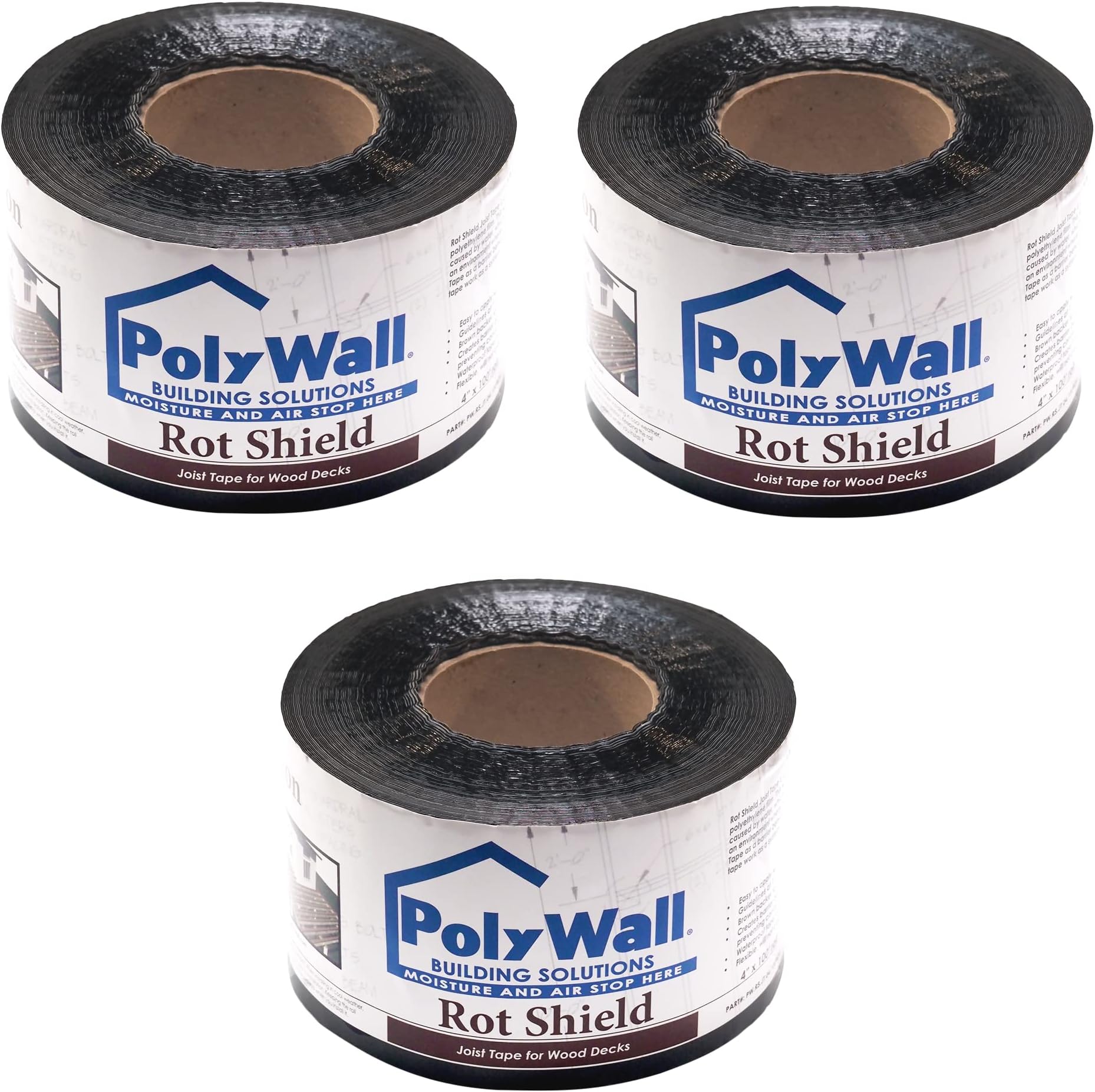 Amazon.com: Trex RainEscape Butyl Waterproof Tape Roll 4 in. x 50 ft ...