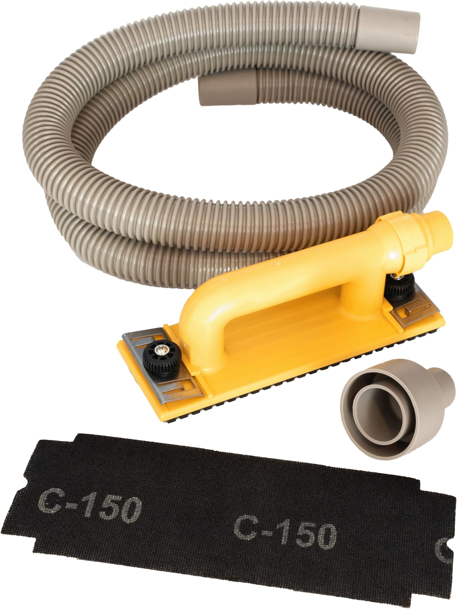 Hyde Tools 09165 Dust-Free Drywall Vacuum Hand Sander with 6-Foot Hose ...