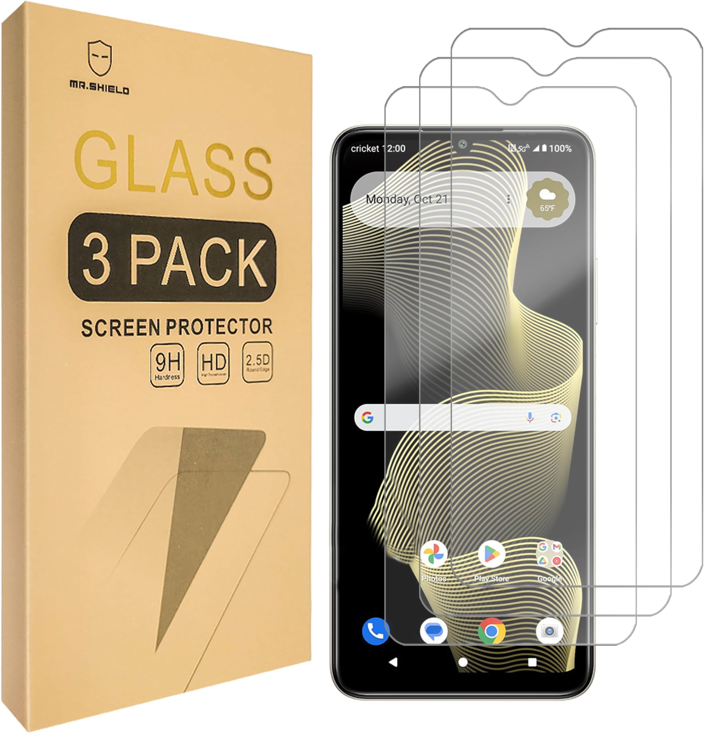 Amazon.com: Mr.Shield Screen Protector compatible with Cricket Outlast ...