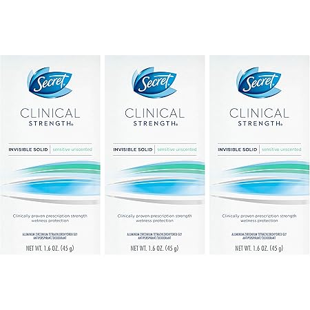Secret Clinical Strength Soft Solid, Antiperspirant Deodorant for Women ...