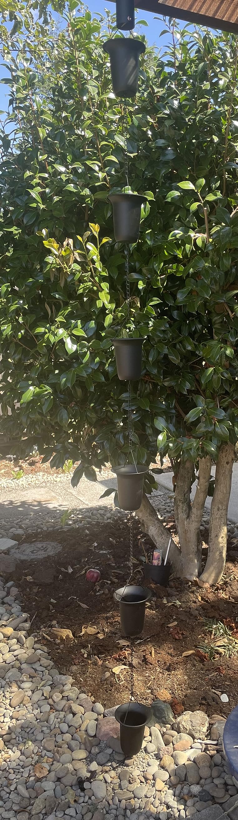 Amazon.com : kumaforest Rain Chain Set, 8.5ft with Gutter Adapter Big ...