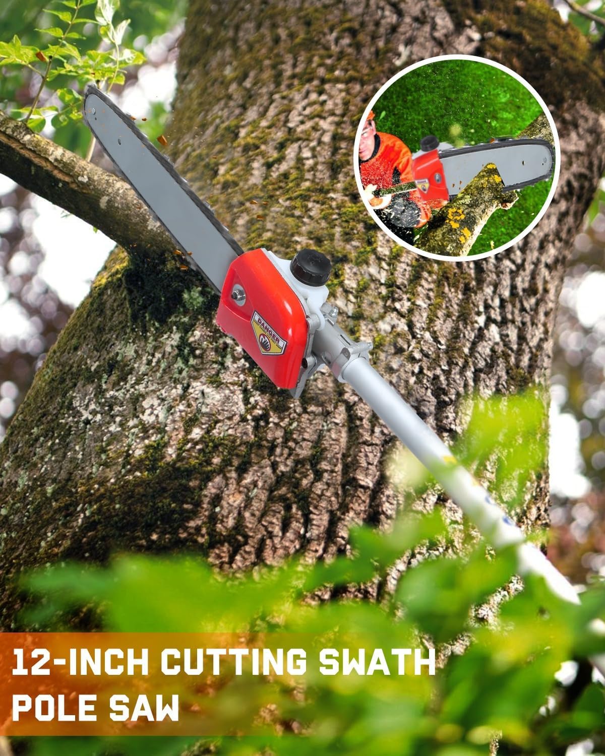 Hedge Trimmer 52cc 5-in-1 Gas Multi-Tool – , Weed Eater, Pole Saw ...