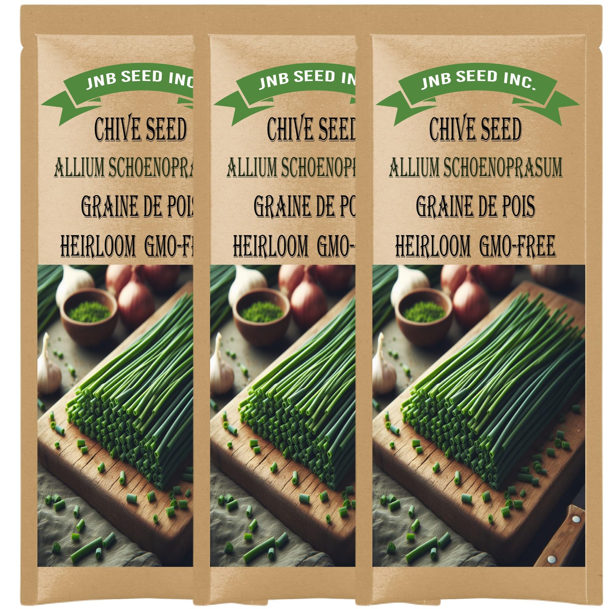 Common Chive Seeds (Approx. 1000 Seeds-2 Packs) A Versatile and Tasty ...