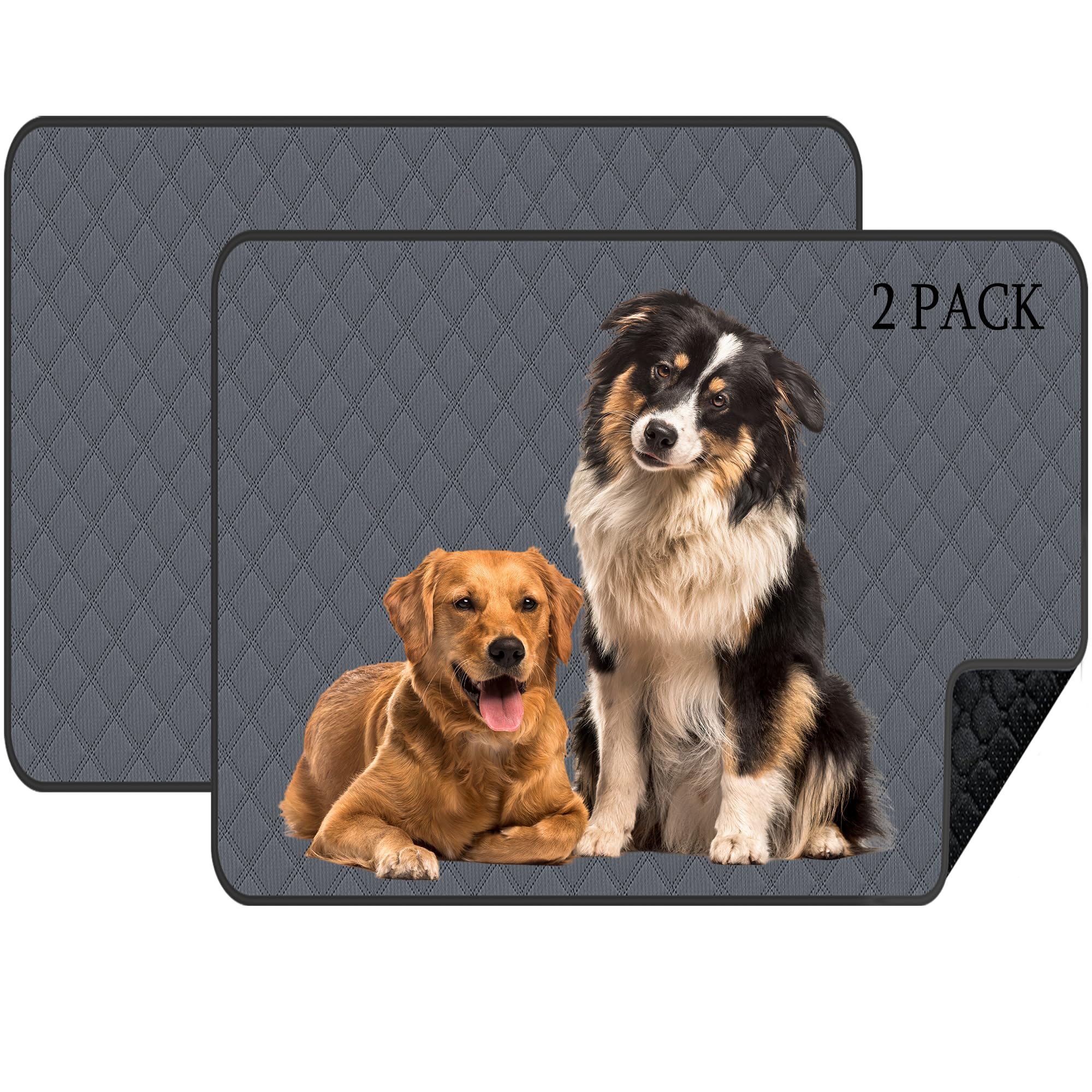 Amazon.com: Ambreview 2 Pack Washable Pee Pads for Dog, 18''x 24 ...