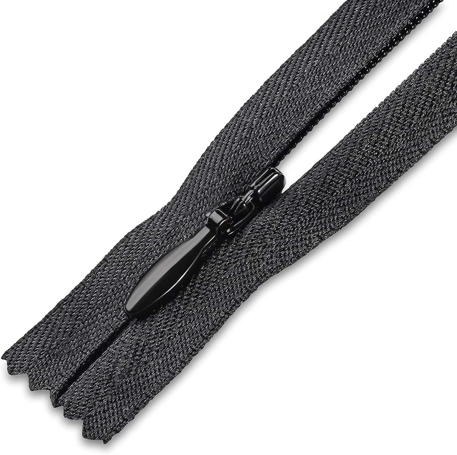 Amazon.com: 16 inch Black Invisible Zipper Non-Separating DIY Sewing ...