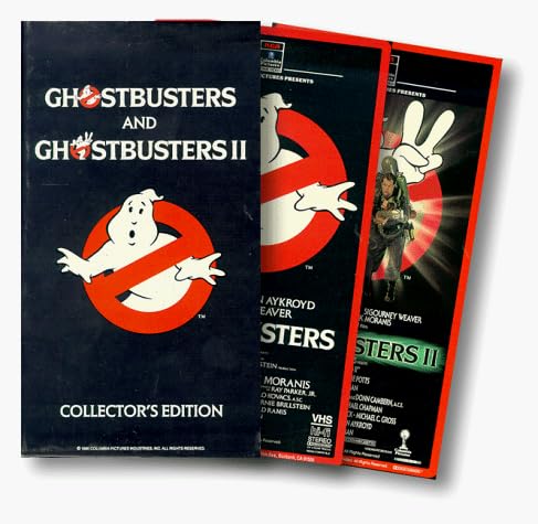 Amazon.com: Ghostbusters 1 & 2 [VHS] : Bill Murray, Dan Aykroyd ...