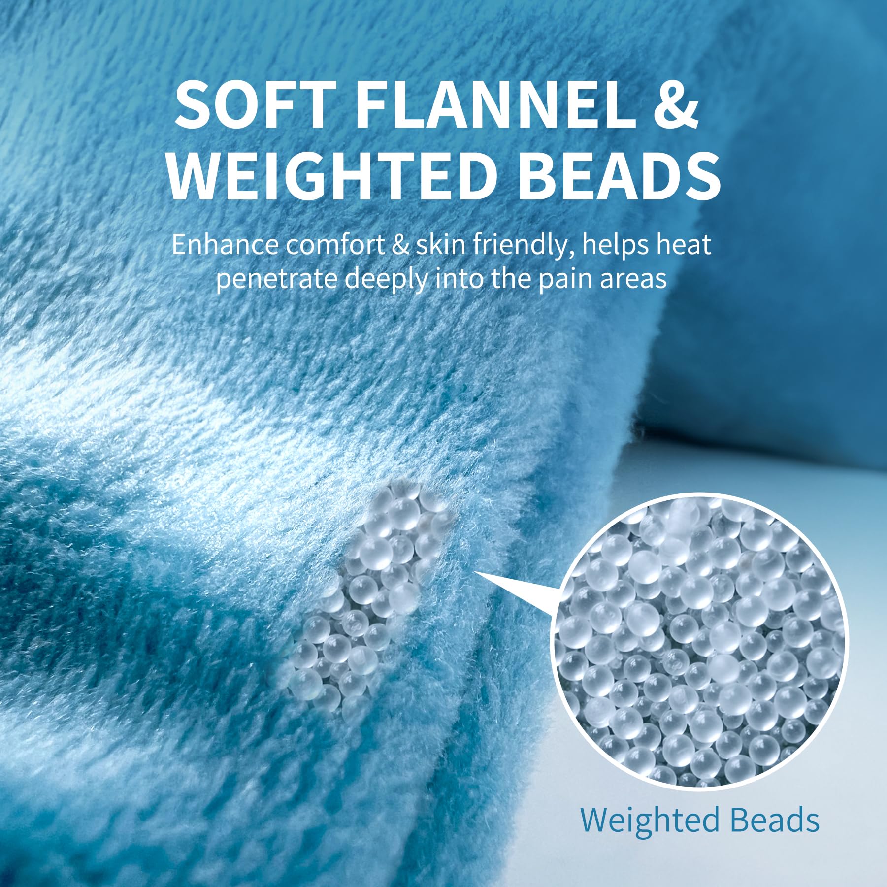 Swift Catch Weighted Heating Pad, Electric Massaging Heating Pads for ...