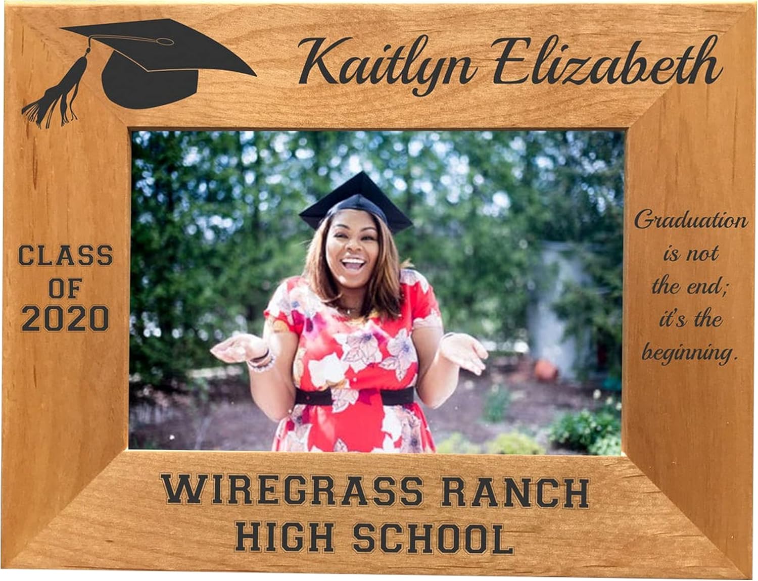 Amazon.com - Graduation Personalized Printed Photo Frame Class of 2023 ...