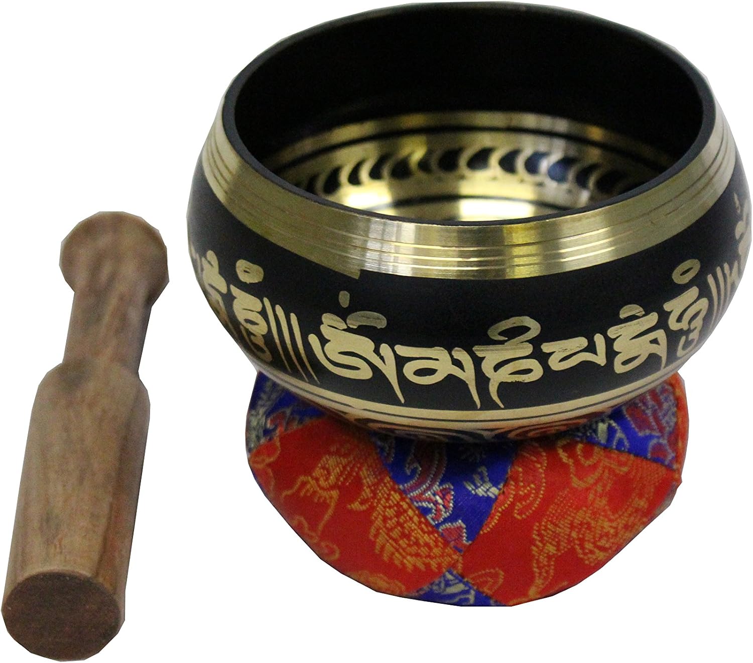 Amazon.com: Om Mani Padme Hum Peace Tibetan Singing Bowl for Yoga ...