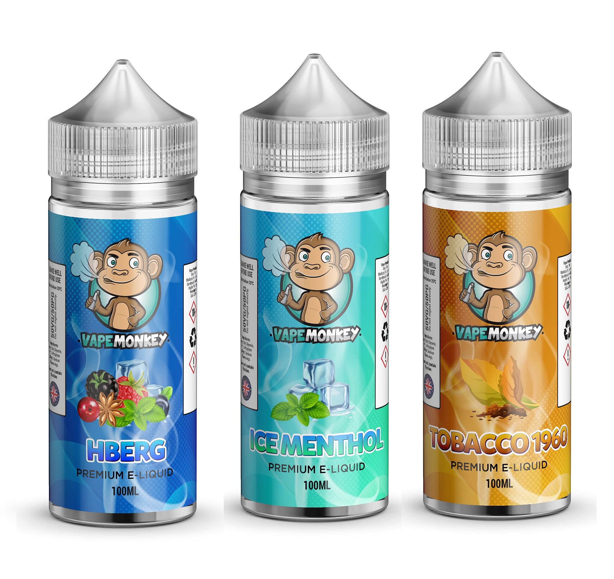 Buy Monkey Juice - E Liquids for All Day Vaping | 100ml | 0mg | 50PG ...