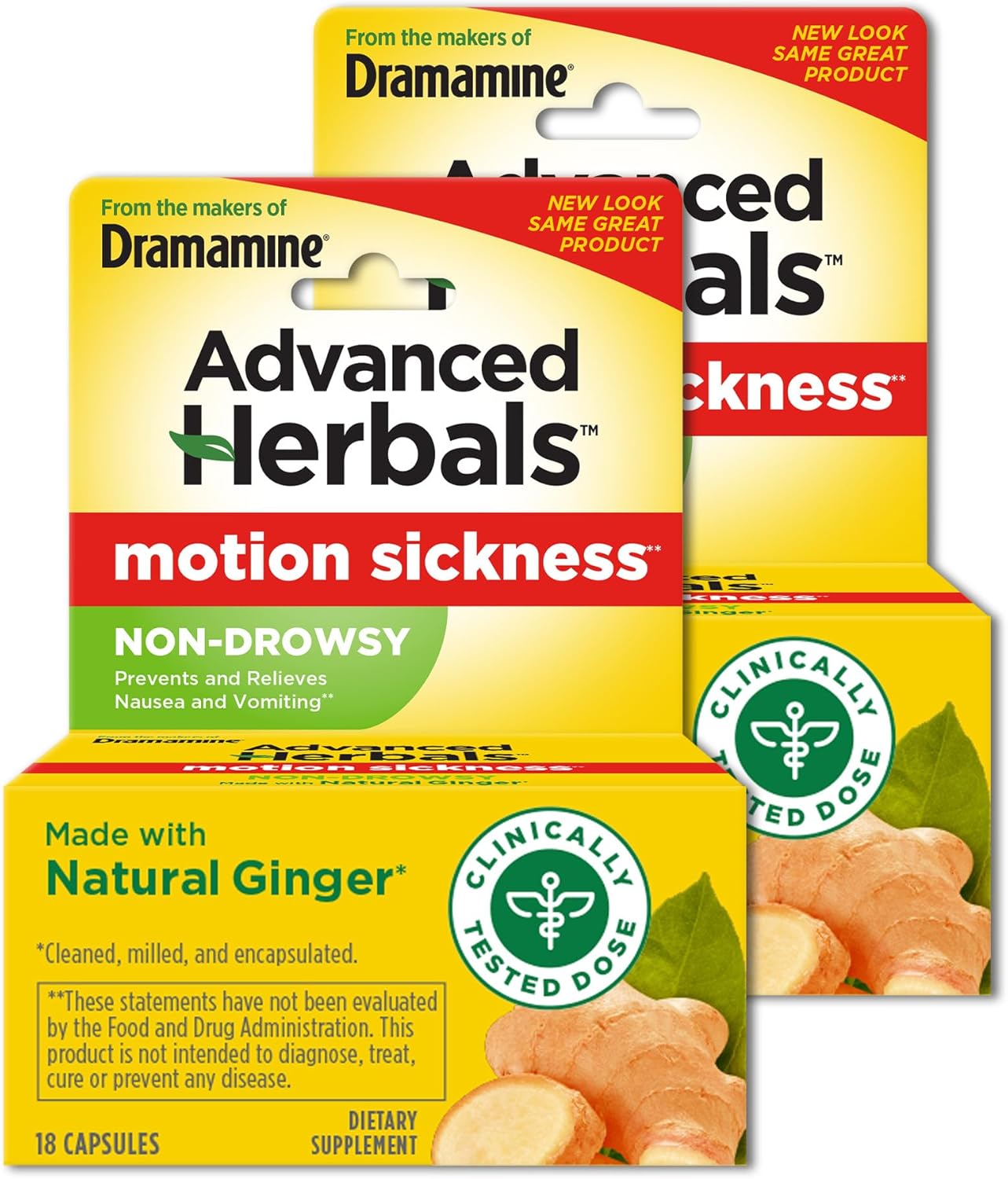 Amazon.com: From the Makers of Dramamine, Advanced Herbals, Non-Drowsy ...